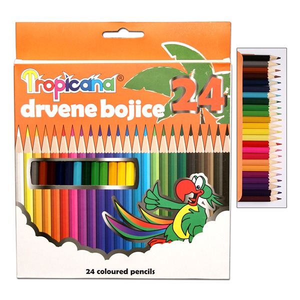 Drvene bojice Tropicana 1/12 - Knjižara Origami | Kancelarijski i ...
