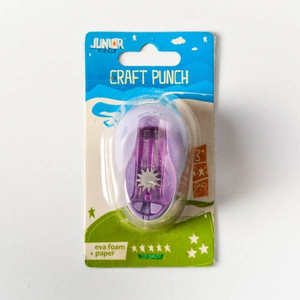 Bušač za papir Junior eva 1cm sunce - Knjižara Origami | Kancelarijski ...